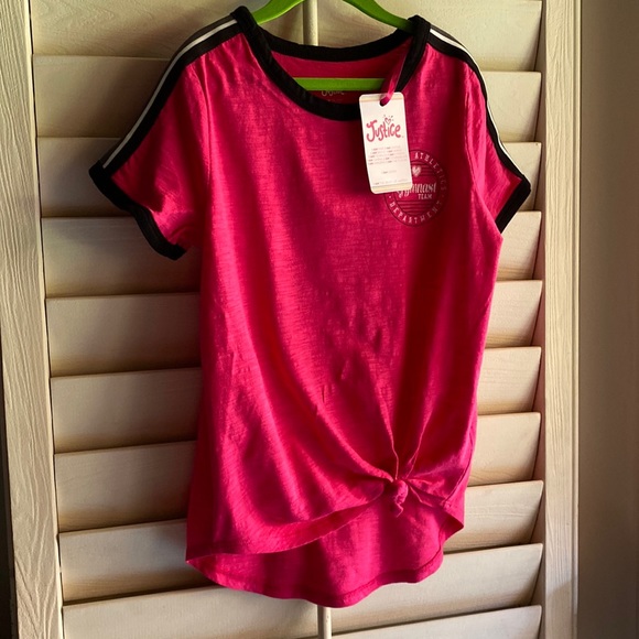 Justice | Shirts & Tops | Girls Pretty Pink Top From Justice | Poshmark